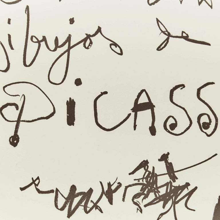 Original Picasso Lithography, Drawings Exhibition, 1961 at 1stDibs