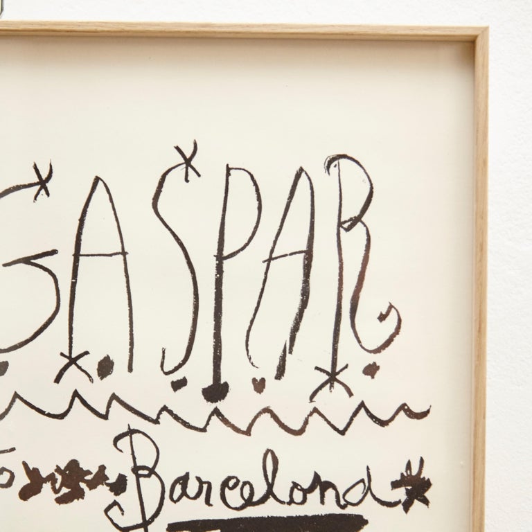 Original Picasso Lithography, Drawings Exhibition, 1961 at 1stDibs
