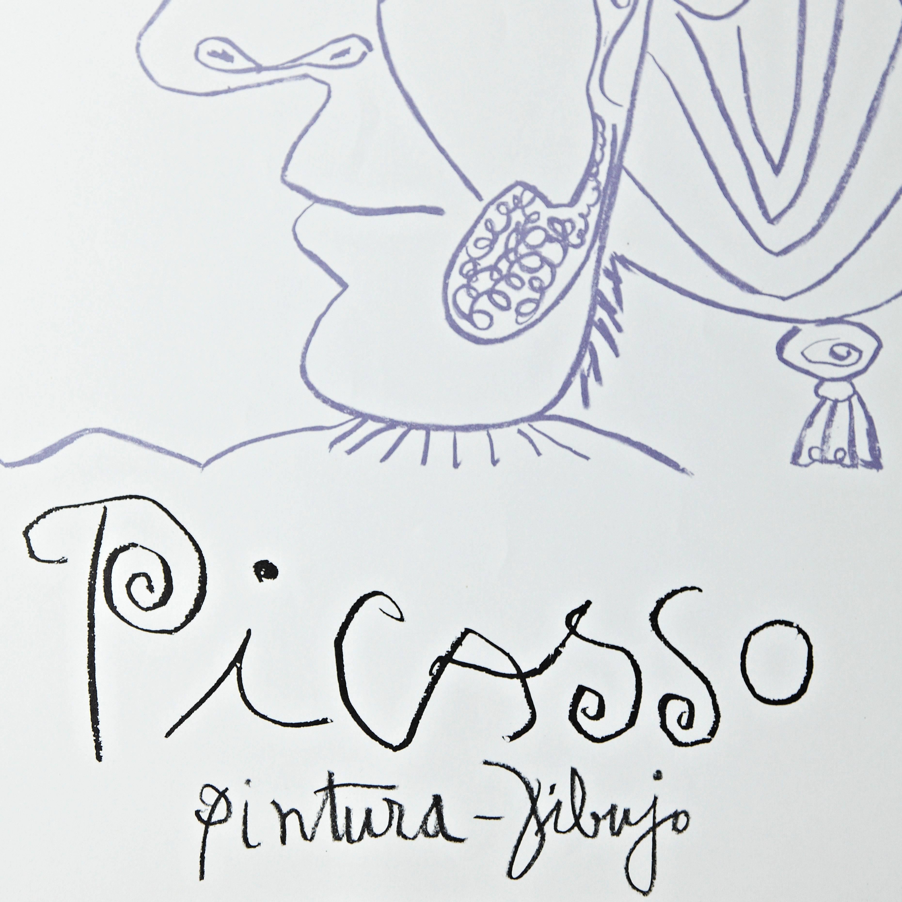 Original Picasso Lithography, Exhibition, 1971 at 1stDibs