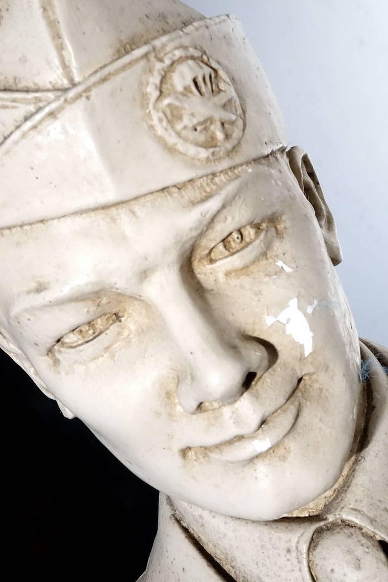 Original Plaster Artists Model for Larger Bronze Statue For Sale at 1stDibs