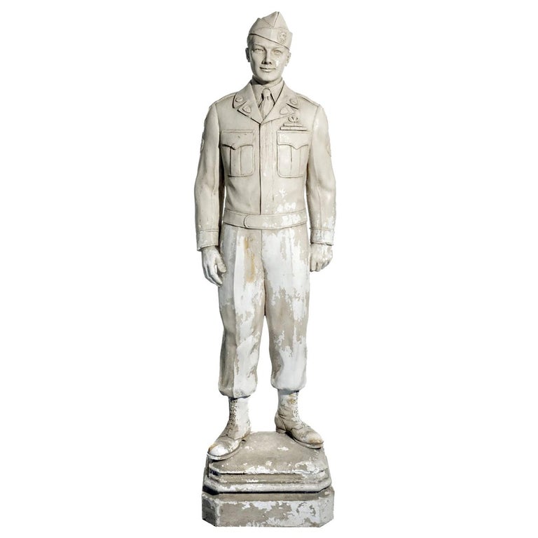 Original Plaster Artists Model for Larger Bronze Statue For Sale at 1stDibs