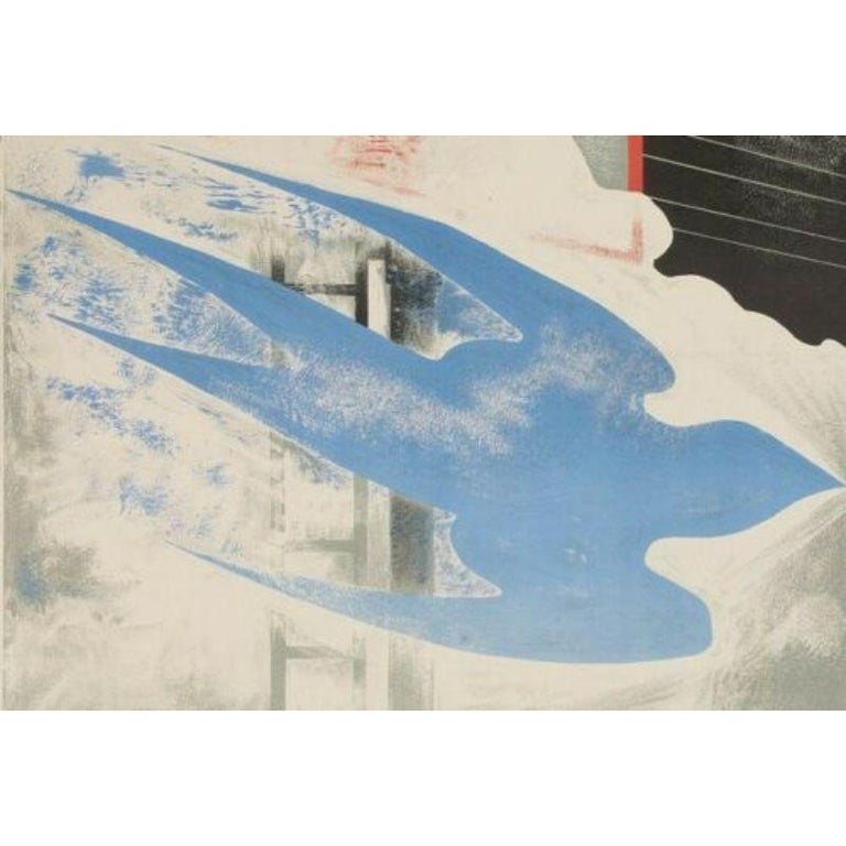 AM Cassandre, Original Travel Poster, Blue Bird Pullman Train, Wagons ...