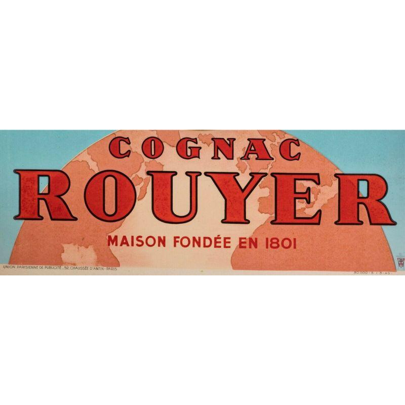 Original Poster-Pub The-Cognac Rouyer-Liqueur-Spirit-Saintes, 1945 at ...
