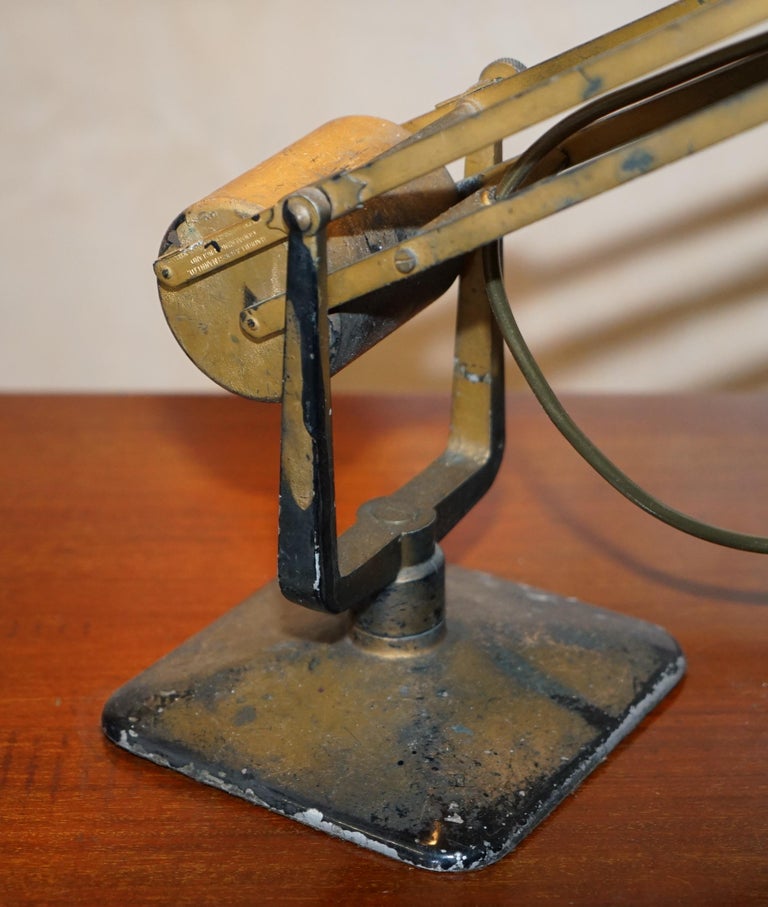 Original Pre War Hadrill and Horstmann Counterpoise Lamp Period Paint ...