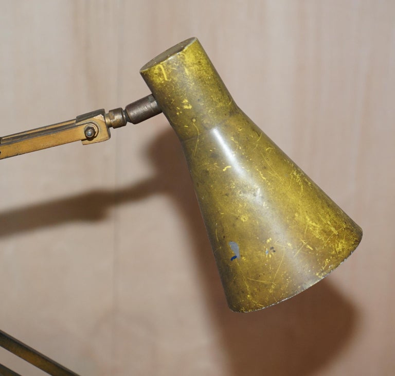 Original Pre War Hadrill and Horstmann Counterpoise Lamp Period Paint ...