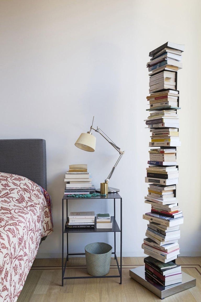 Original Ptolomeo Black Stainless Steel Bookcase by Opinion Ciatti For ...
