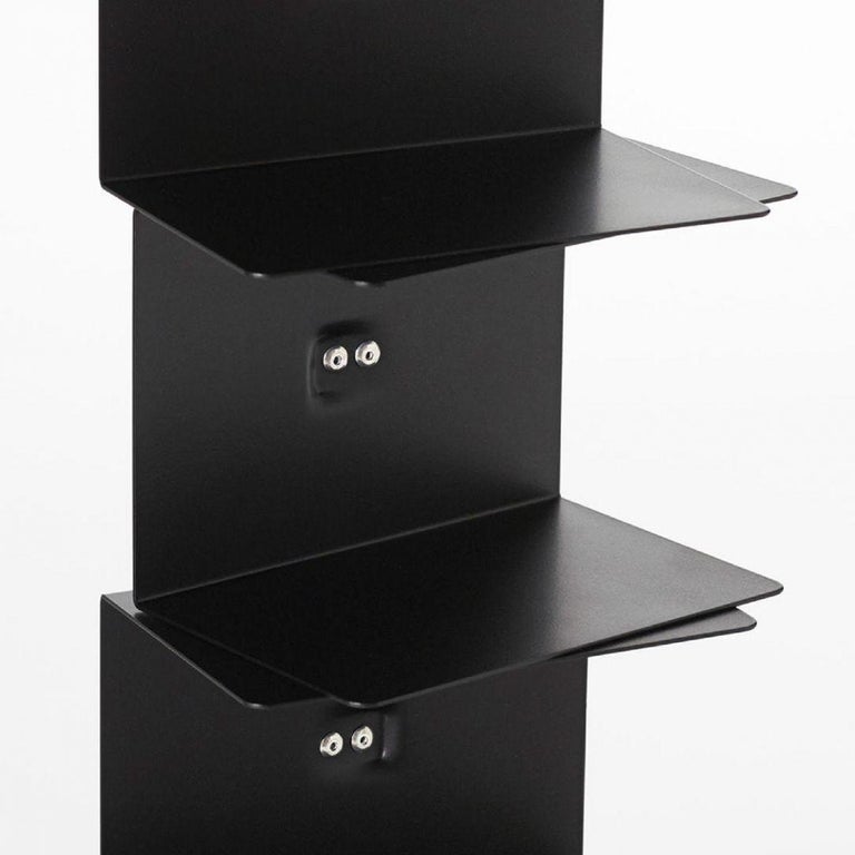 Original Ptolomeo Black Steel Bookcase By Opinion Ciatti For Sale at ...