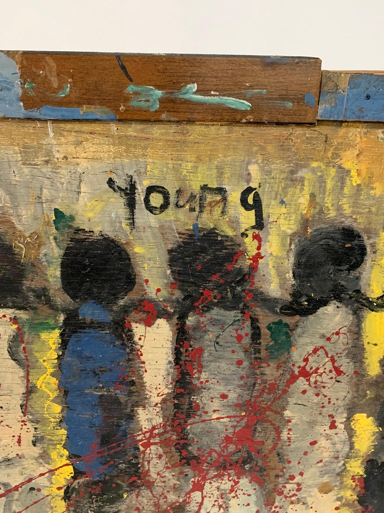 Original Purvis Young Extra Large Outsider/Street Art For Sale at 1stDibs