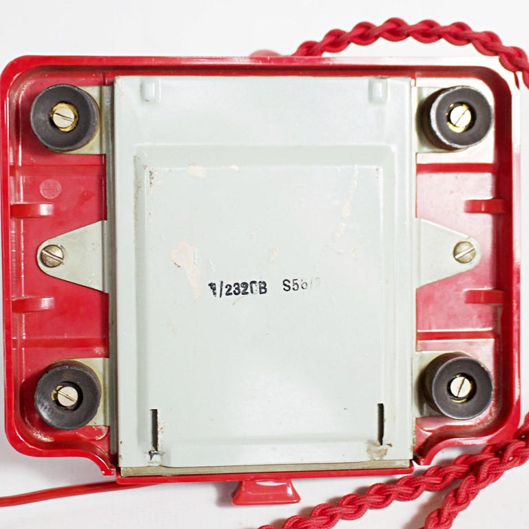 Original, Rare GPO Model 232 Chinese Red Bakelite Telephone, circa 1956 ...