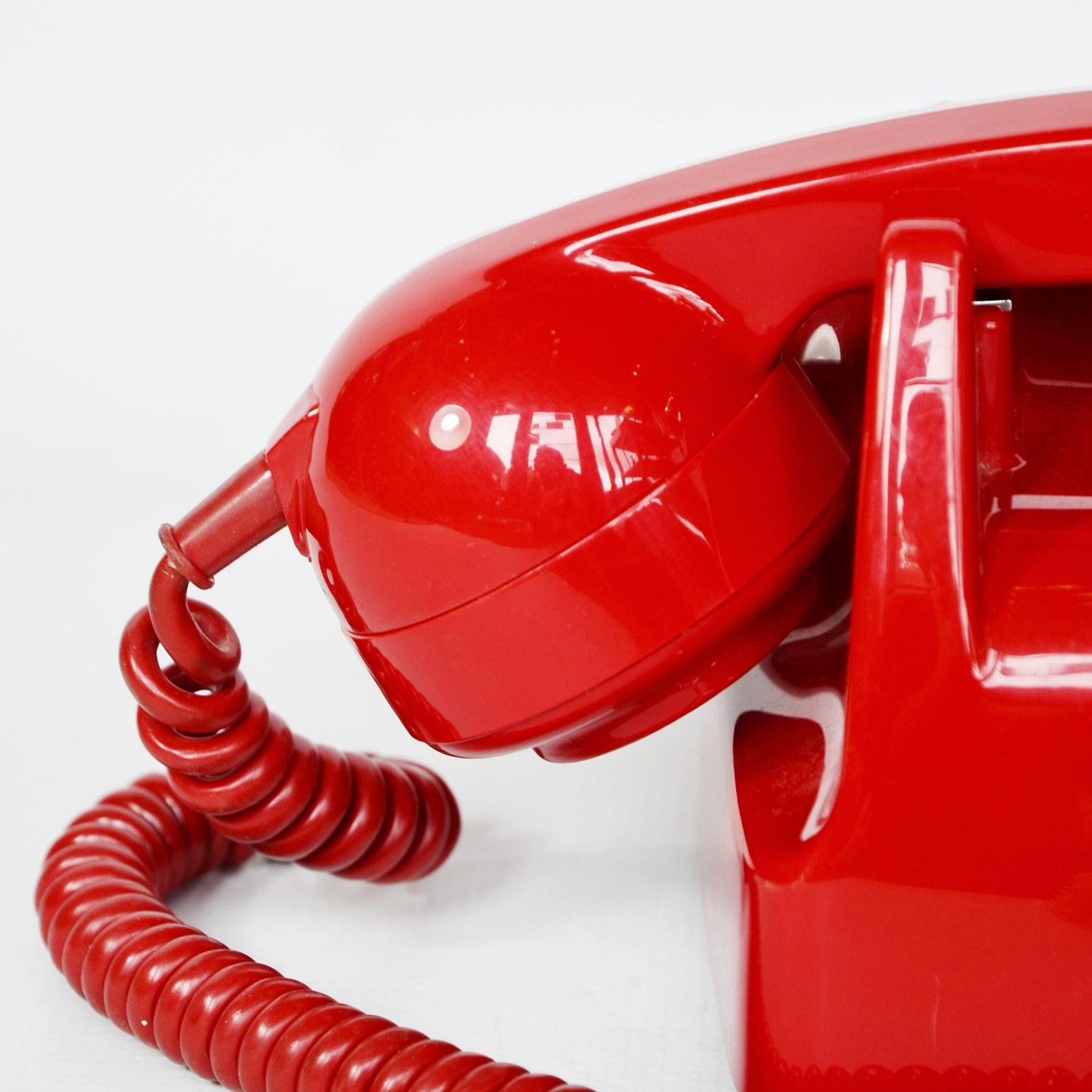 Original Red Lacquered Gpo Model 706l Telephone Full Working Order at ...