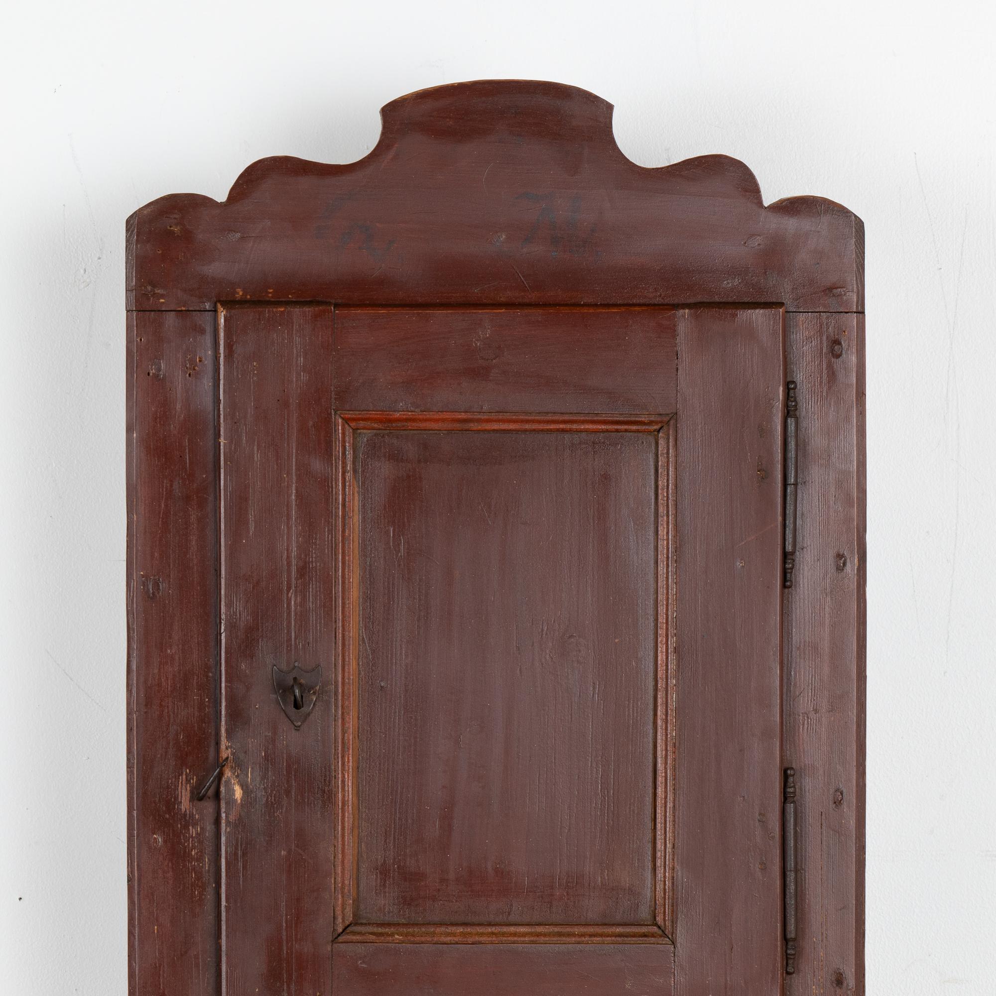 Original Red Painted Pine Hanging Cabinet, Hungary circa 1880 For Sale ...