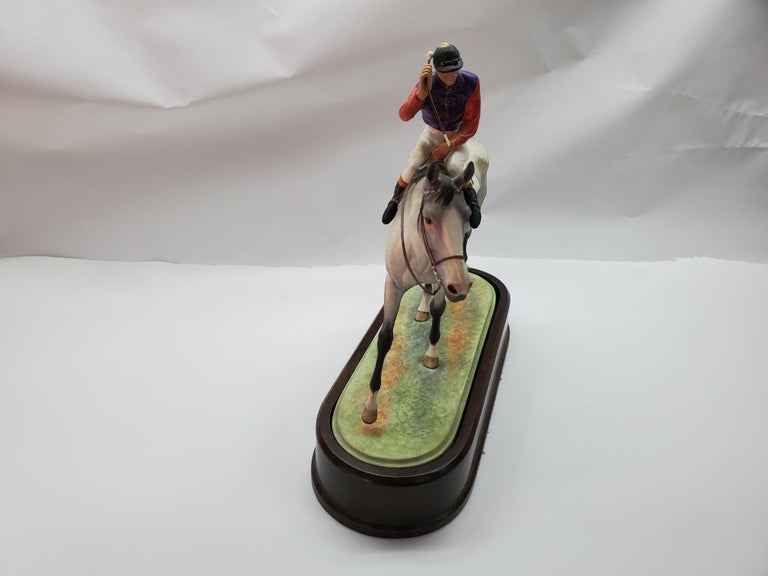Original Royal Worcester "The Winner" Horse Racing, Model by Doris ...
