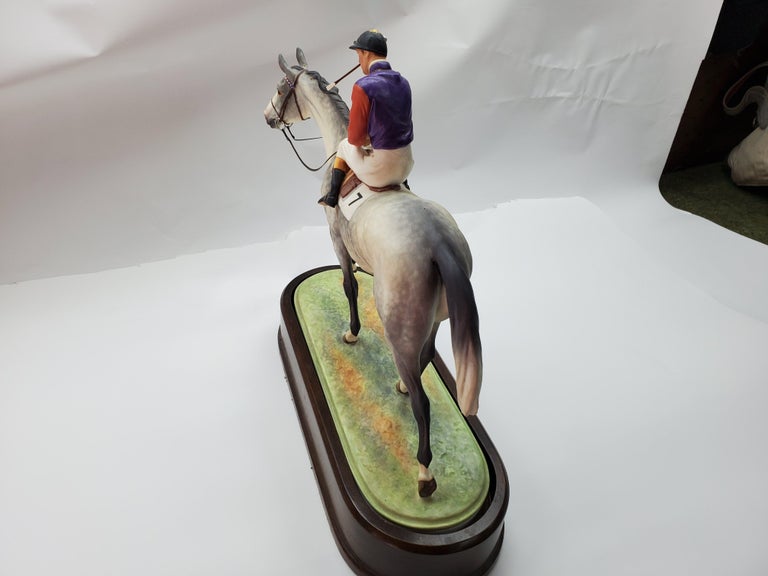 Original Royal Worcester "The Winner" Horse Racing, Model by Doris ...