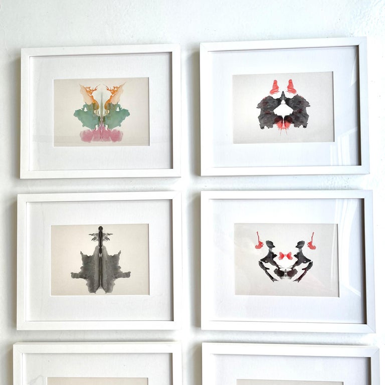 Original Set of Hermann Rorschach Inkblots from 1921 at 1stDibs