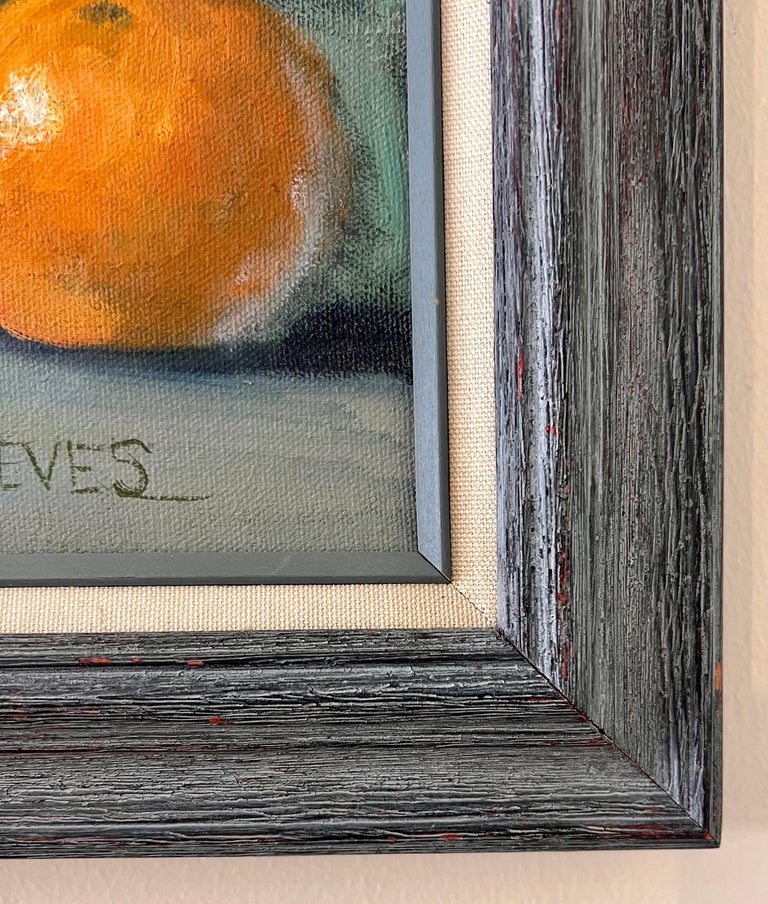Original Signed Carol Reeves Vintage Still Life Painting Oranges and ...