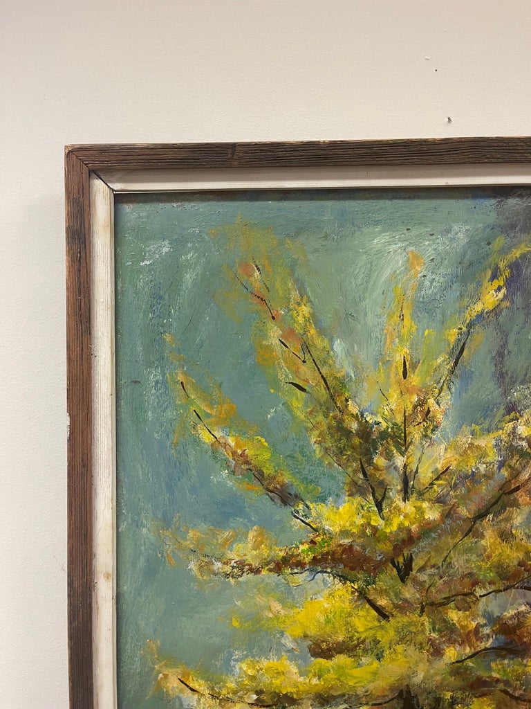 Original Signed Darell Koons Painting Midcentury Art For Sale at 1stDibs