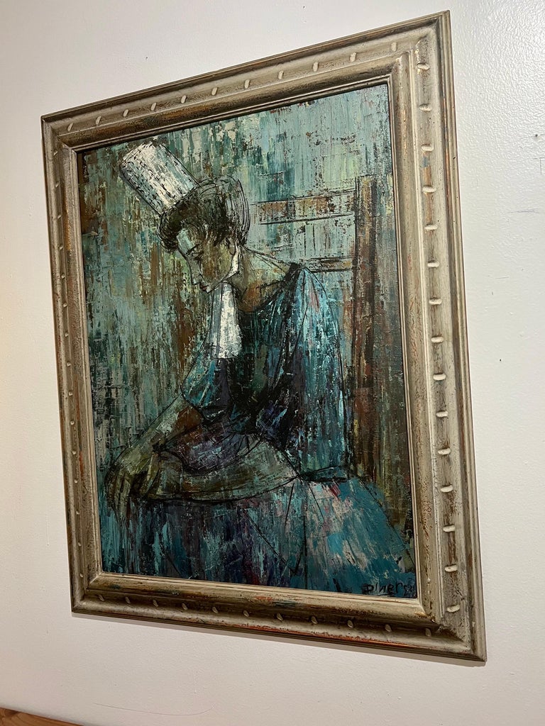 Original Signed and Dated Oil on Board by Listed Artist Pierre Diner ...