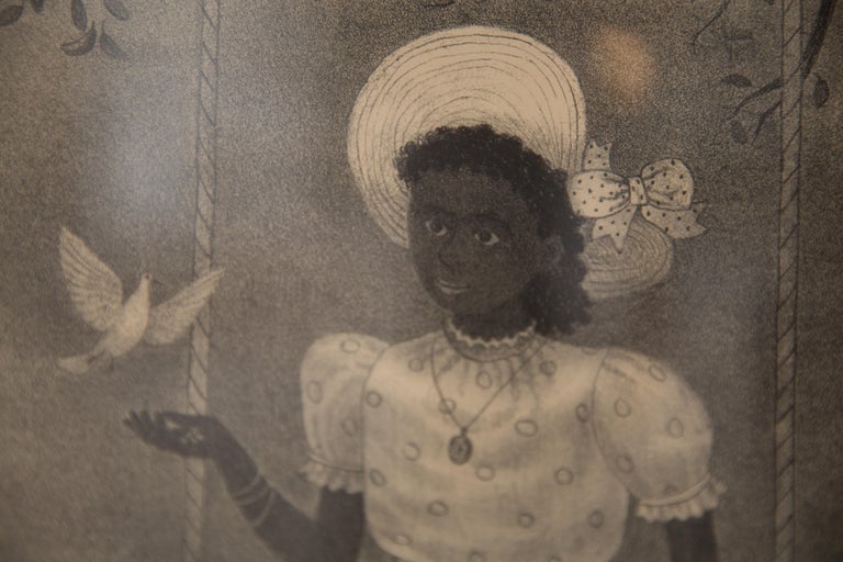 Original Signed Doris Lee Midcentury Lithographic Print Entitled “Dove ...