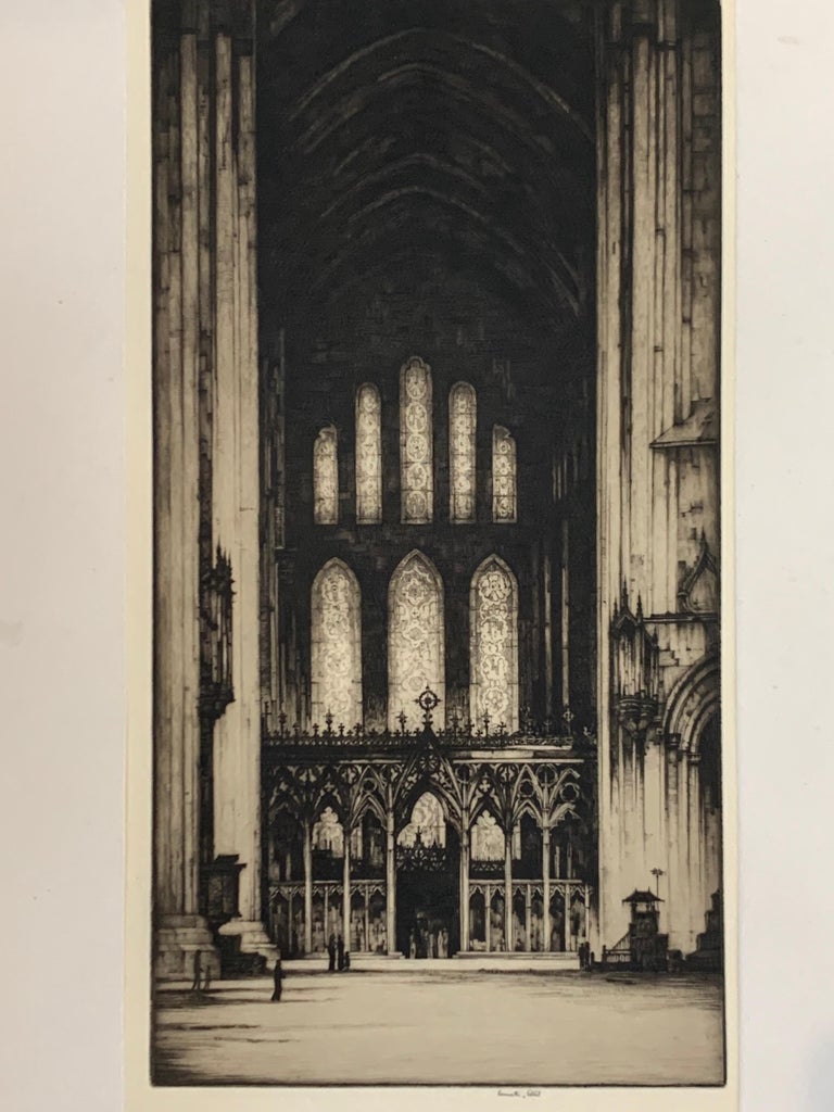 Original Signed Kenneth Steel Drypoint Etching Made in England For Sale ...