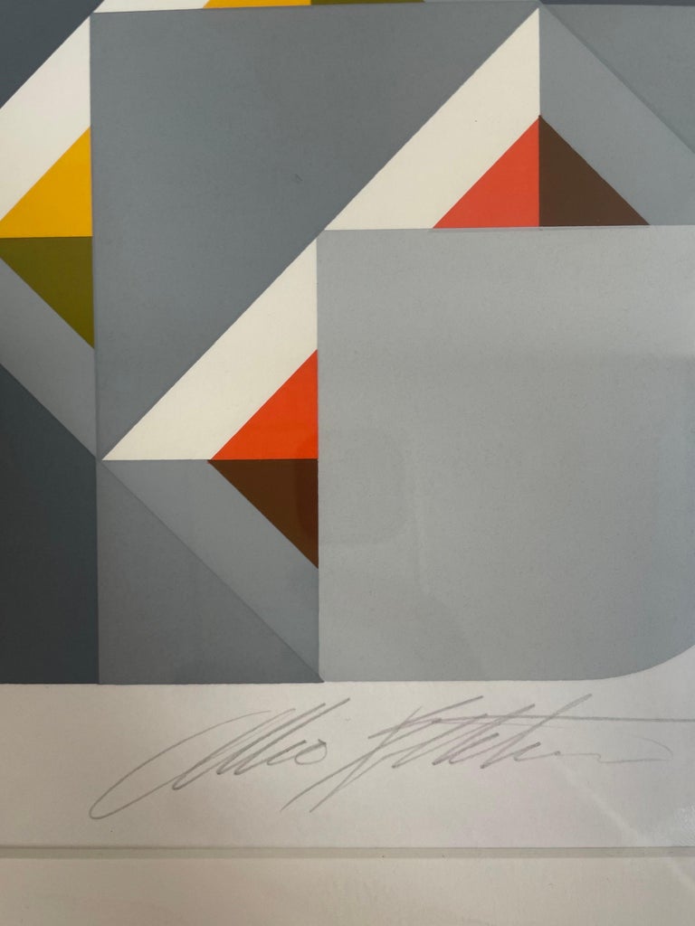 Original Signed Marko Spalatin Geometric Print For Sale at 1stDibs