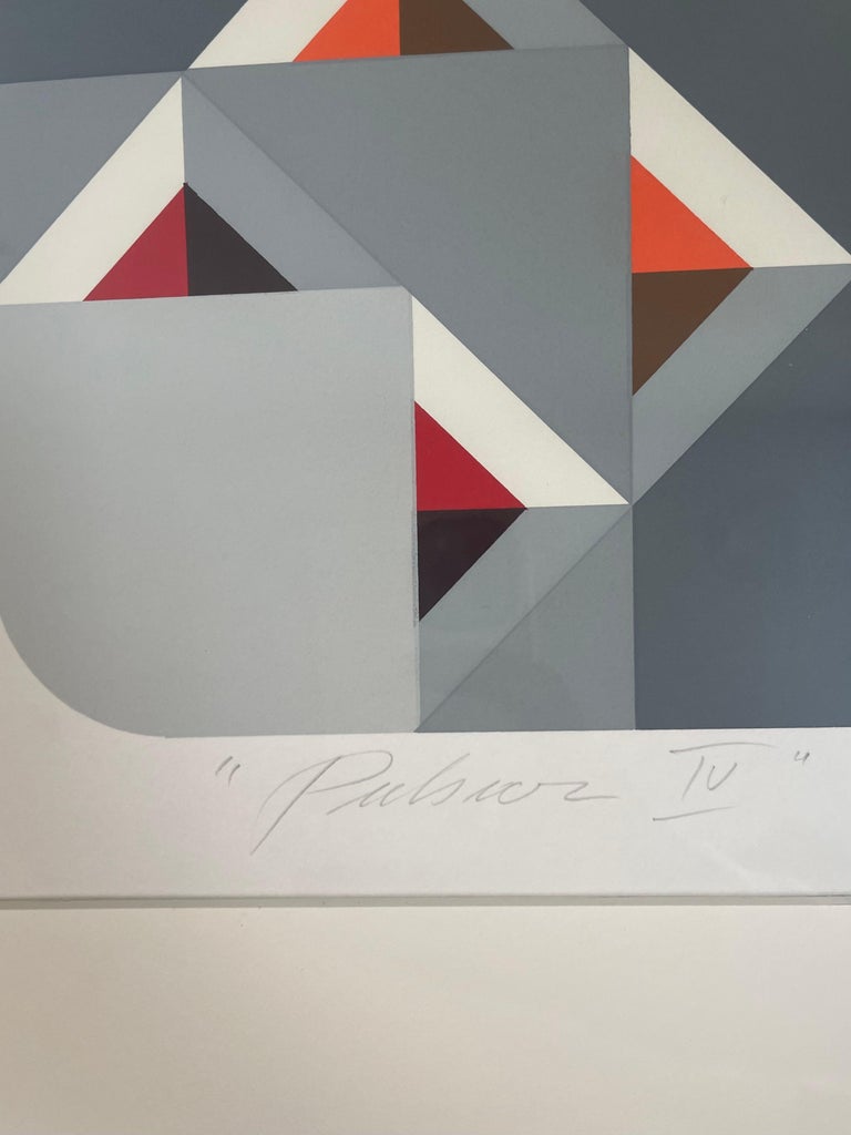 Original Signed Marko Spalatin Geometric Print For Sale at 1stDibs