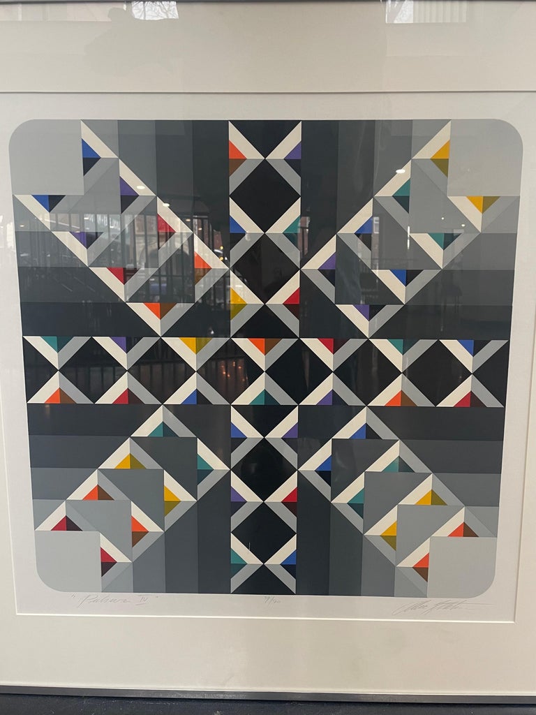Original Signed Marko Spalatin Geometric Print For Sale at 1stDibs