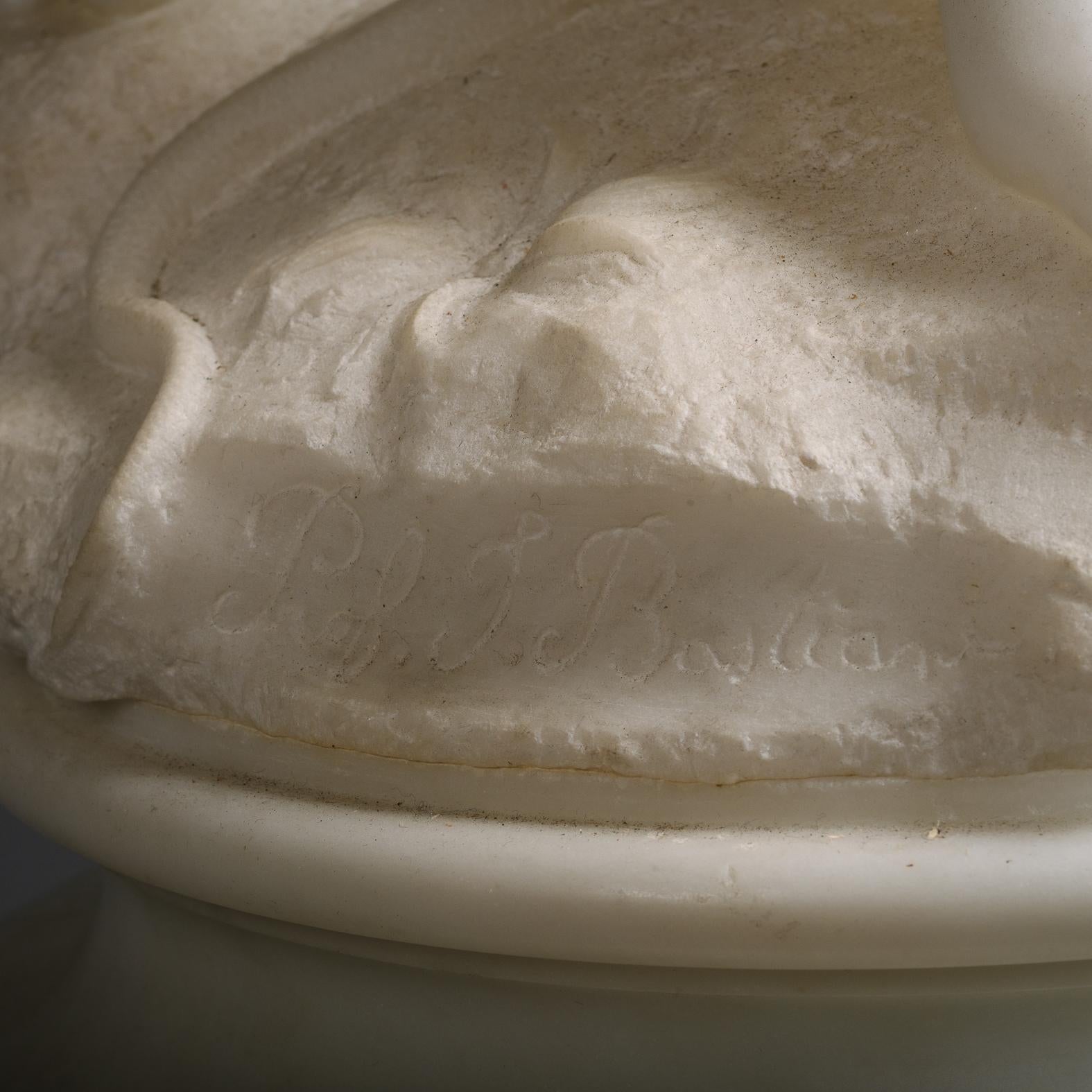 'Original Sin' - A White Statuary Marble Figure of Eve by Ildebrando ...