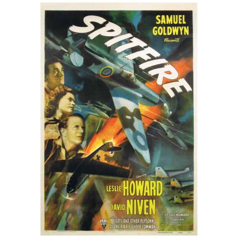 Original 'Spitfire' movie poster, 1942 For Sale at 1stDibs