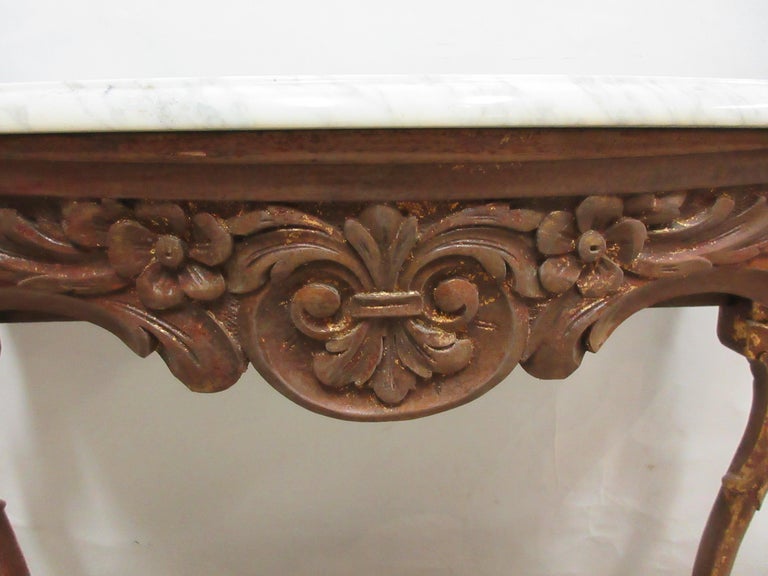 Original Swedish Rococo Console Table For Sale at 1stDibs