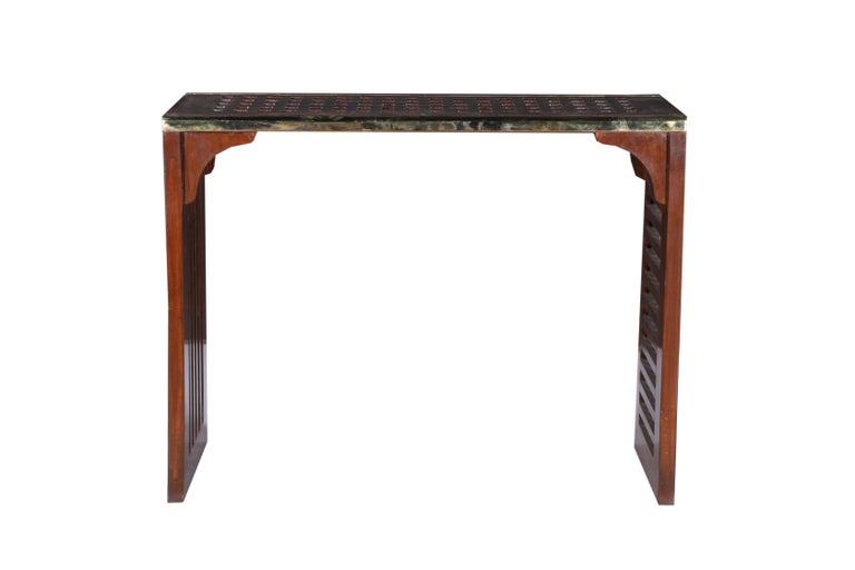 Original Teak Decking Console or Sofa Table by Deborah Lockhart ...