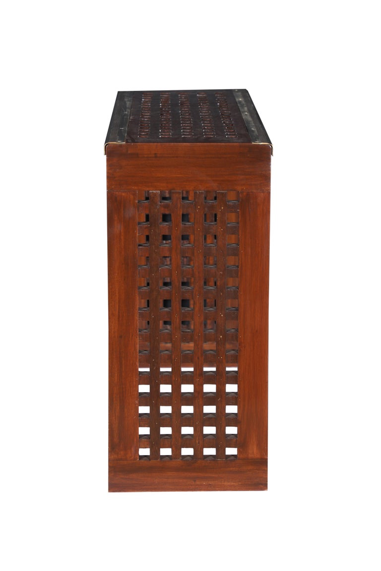 Original Teak Decking Console or Sofa Table by Deborah Lockhart ...