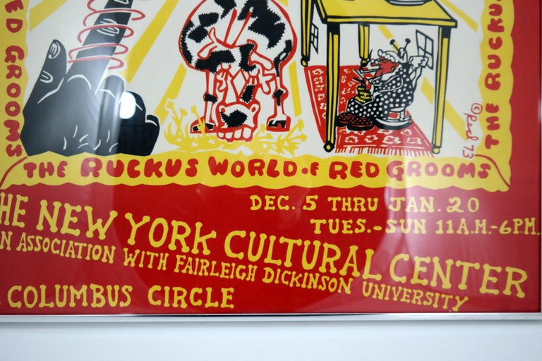 Original The Ruckus World of Red Grooms Exhibition Poster, New York ...
