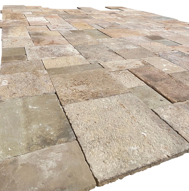 Original Timeless French Style Burgundy Reclaimed Limestone Floor at ...