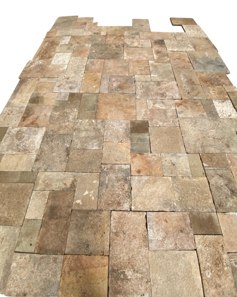 Original Timeless French Style Burgundy Reclaimed Limestone Floor at ...