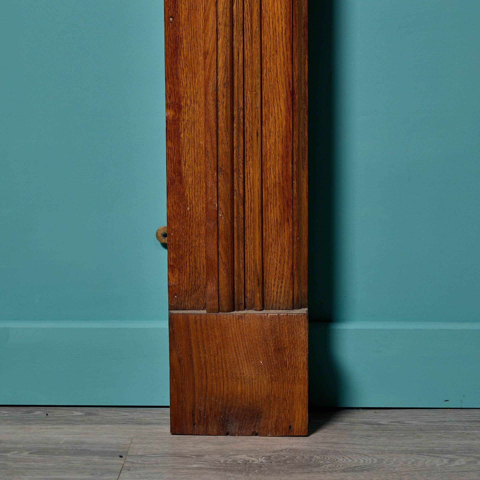 Original Victorian Antique Oak Fire Mantel For Sale at 1stDibs