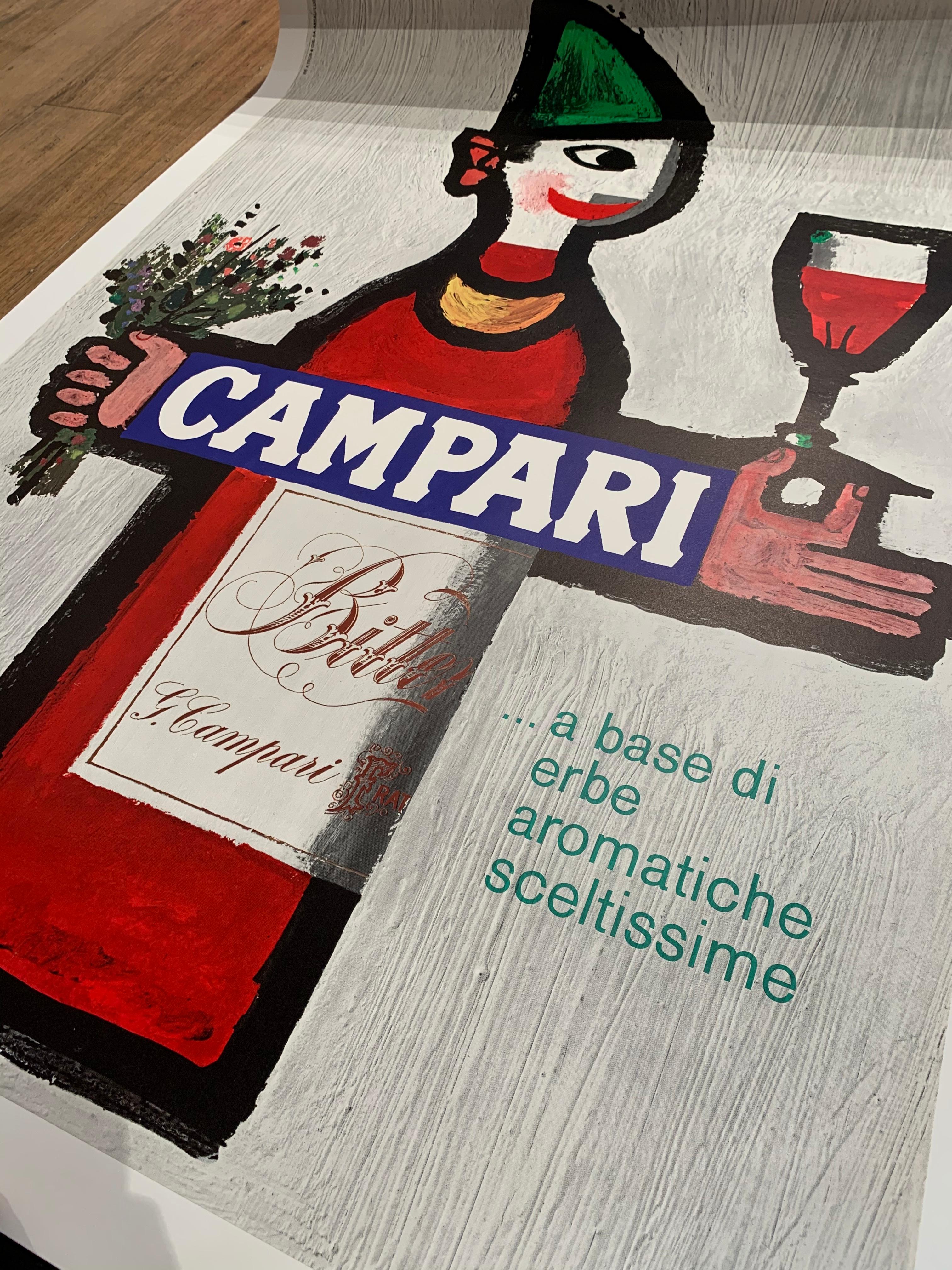 Original Vintage 1960's Advertising Poster, 'CAMPARI' by Piatti at ...