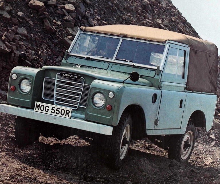 Original Vintage Car Advertising Poster British Leyland Land Rover ...