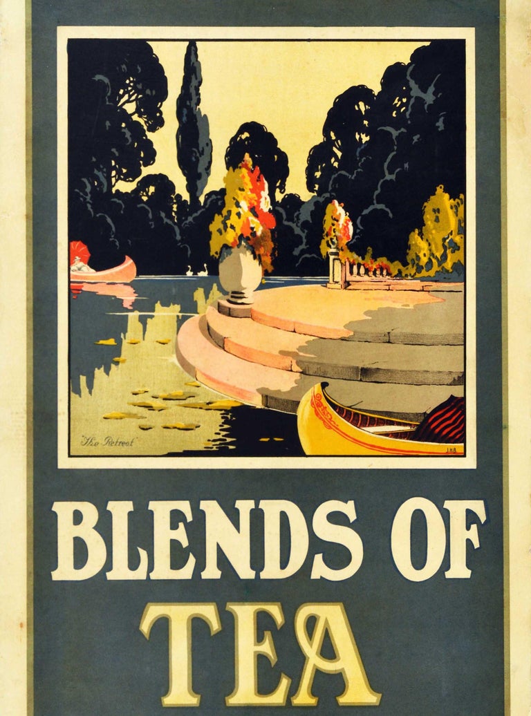 Original Vintage Drink Poster Blends Of Tea With A Superior Flavour The ...