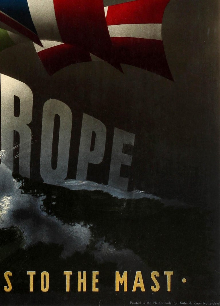 Original Vintage ERP Marshall Plan Poster - Europe All Our Colours To ...