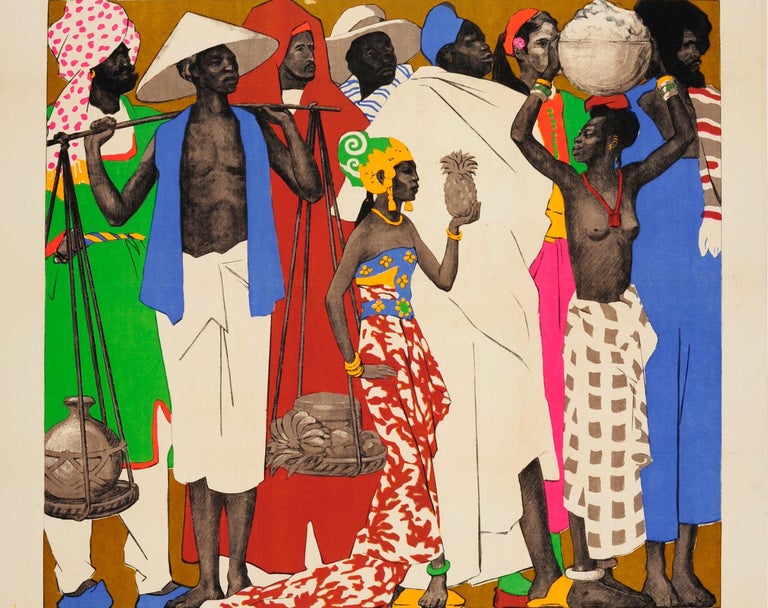 Original Vintage Exhibition Poster 1931 International Colonial ...