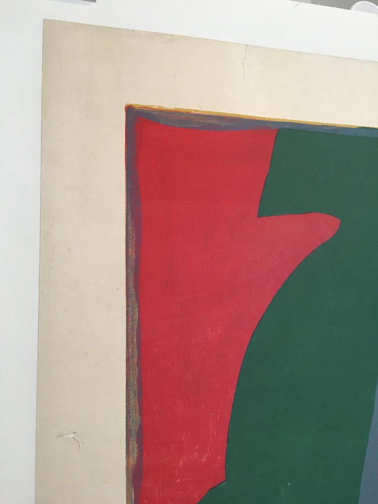 Original Vintage Exhibition Poster by Serge Poliakoff 1965 Modernist ...