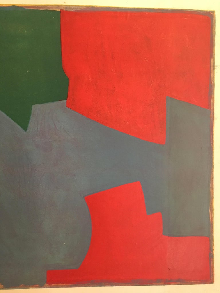 Original Vintage Exhibition Poster by Serge Poliakoff 1965 Modernist ...