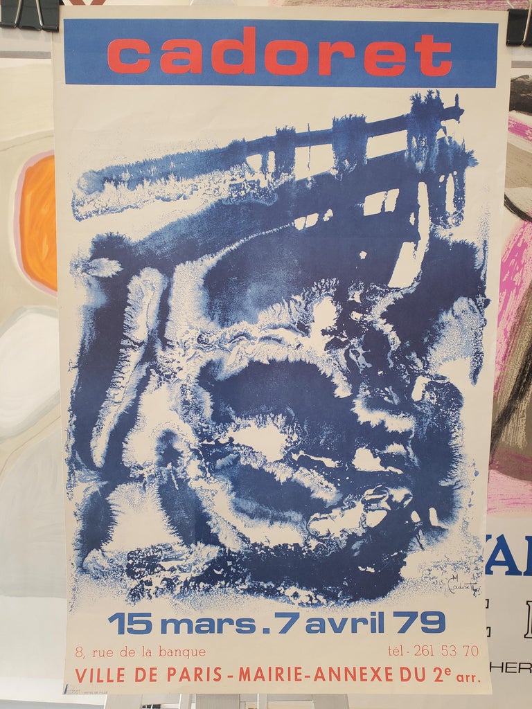 Original Vintage Exhibition Poster, Caroret, 'Ville De Paris' Circa ...