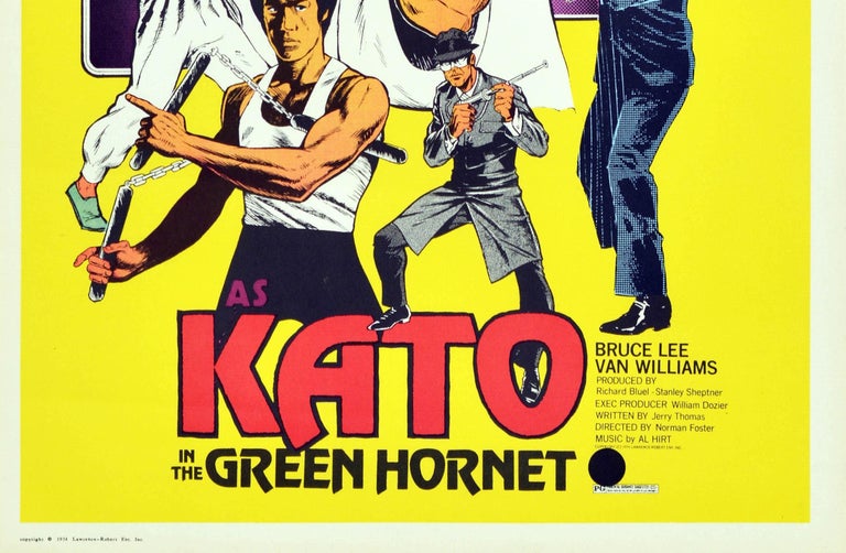 Affiche de film vintage d'origine Bruce Lee Son Of The Dragon Kato avec ...