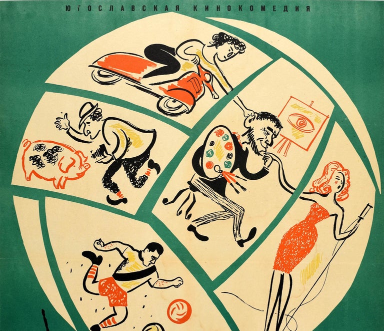 Original Vintage Film Poster Yugoslavian Comedy Comrade President ...