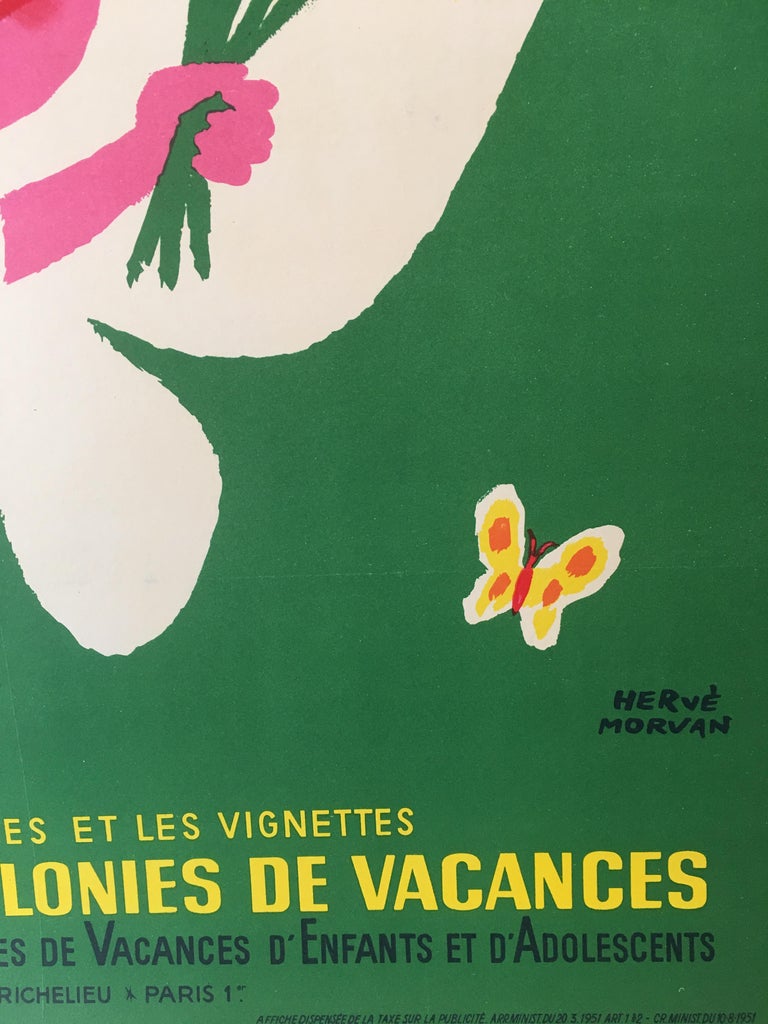 Original Vintage French Advertising Poster for Children by Herve Morvan ...