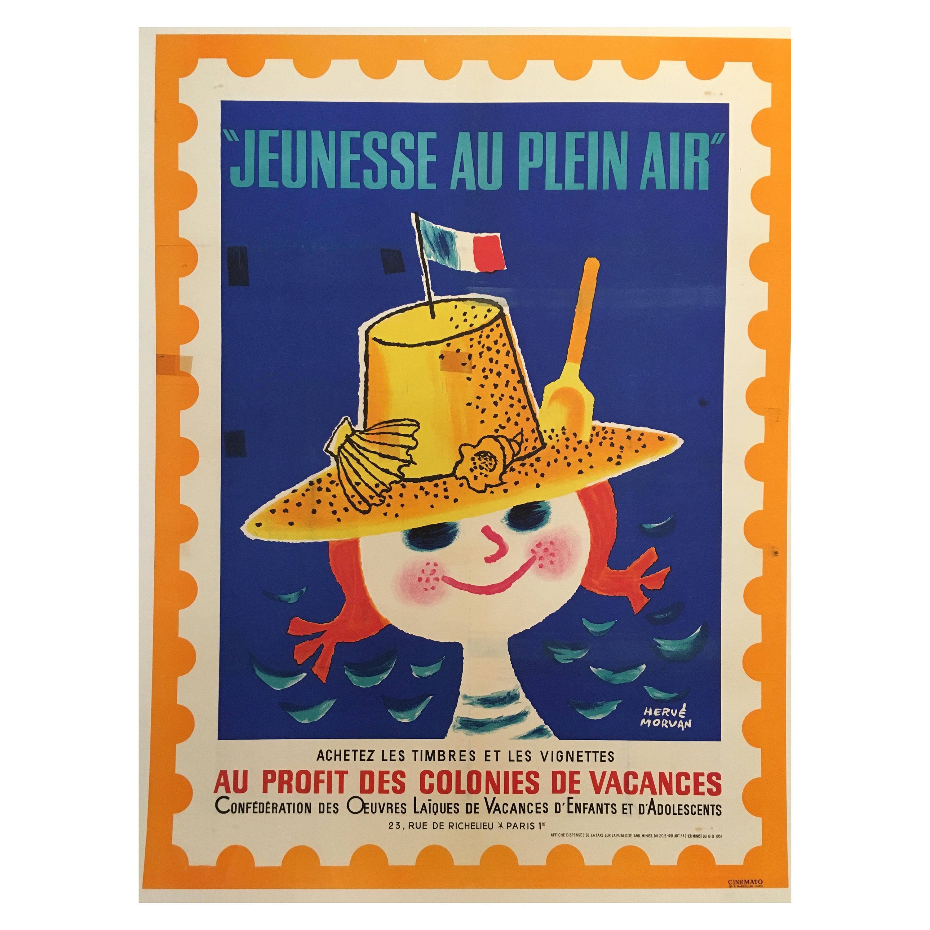 Original Vintage French Children's Poster Jeunesse Au Plein Air by ...