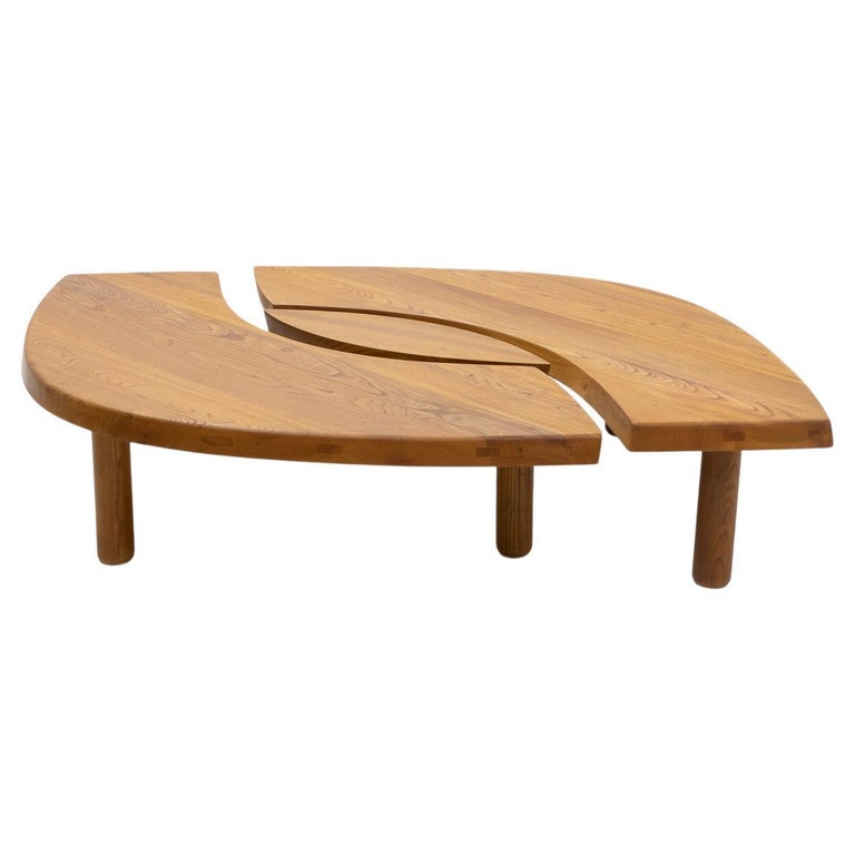 Original Vintage French Design Pierre Chapo T22 Eye Coffee Table, 1970s ...
