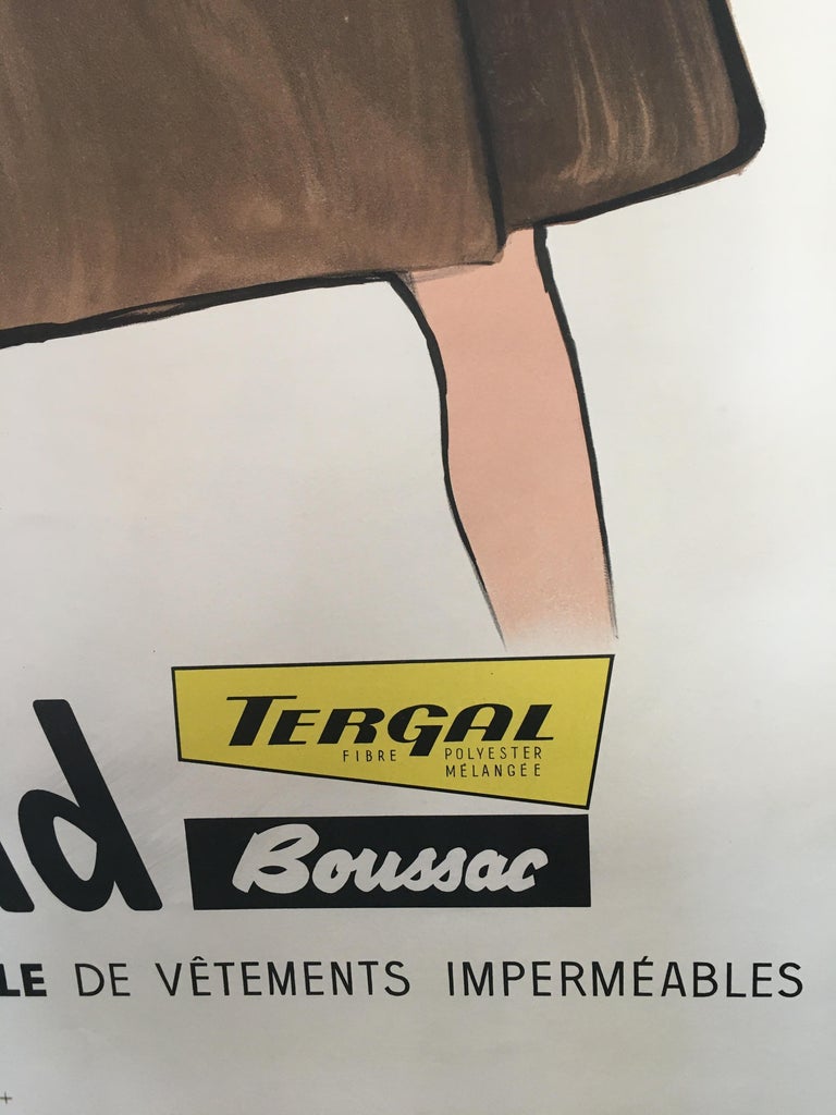 Original Vintage French Fashion Advertisement Poster 'Blizzand Breeze ...