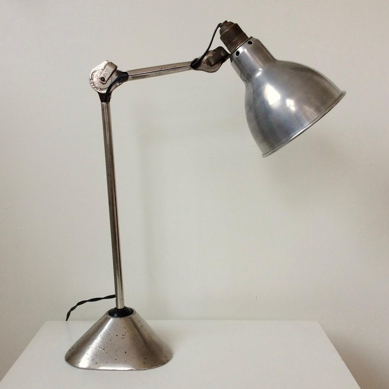 Original Vintage Gras Table Lamp Model 205, circa 1920, France For Sale ...